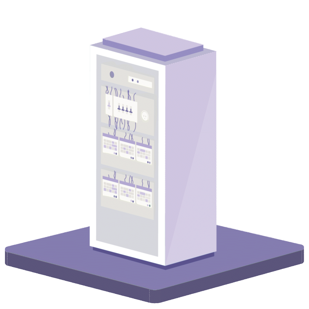 Hybrid power plant setup- Opoura – SCADA Kiosk